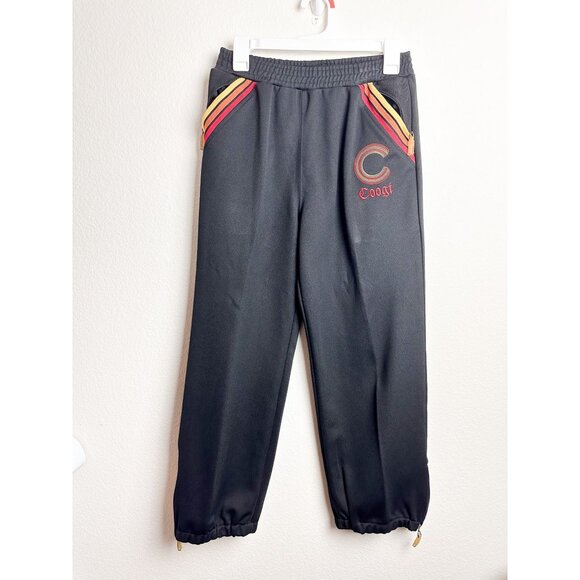 COOGI | Pants & Jumpsuits | Coogi Track Pants Black Elastic Waist ...